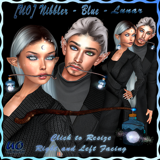 Second Life Marketplace - [UO] Nibbler - Blue - Lunar
